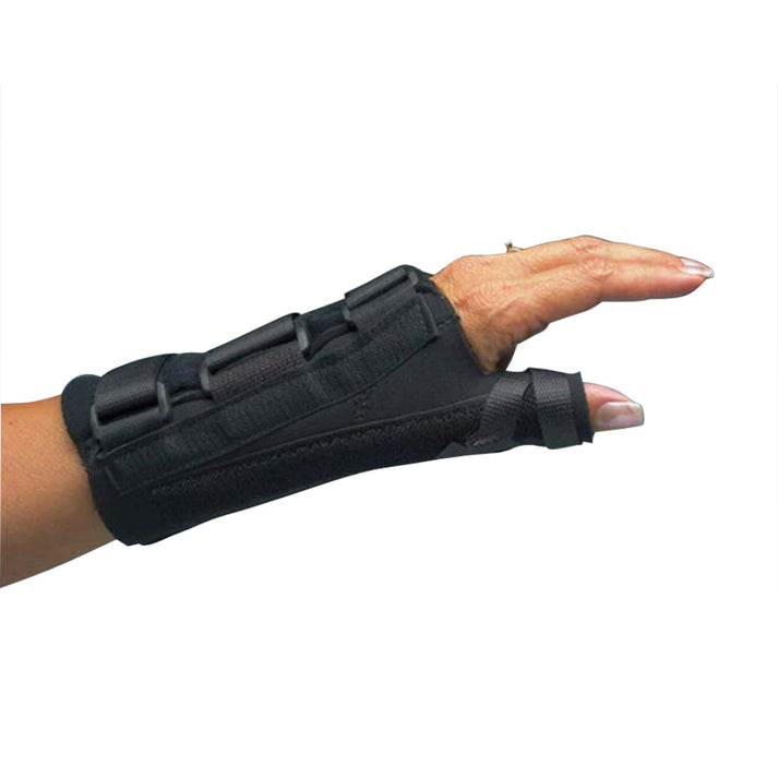 COMFORT COOL D-RING THUMB & WRIST SPLINT WITH METAL VOLAR STAY ...