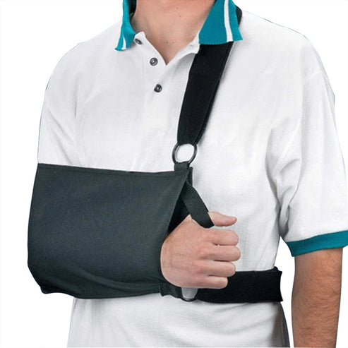 SHOULDER IMMOBILIZER SLING WITH FOAM PADDED WAIST AND SHOULDER STRAPS ...